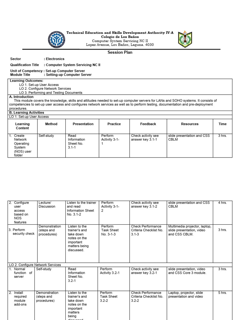 6 - Session Plan | Download Free PDF | Computer Science | Computing