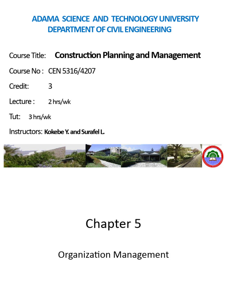 Chapter 5 Organization Management | PDF | Strategic Management ...