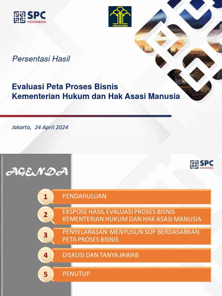 Materi Ekspose Hasil Evaluasi Probis Kemenkumham 2024 | PDF | Bisnis