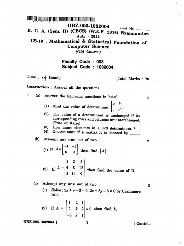 Mathematics Papers | PDF