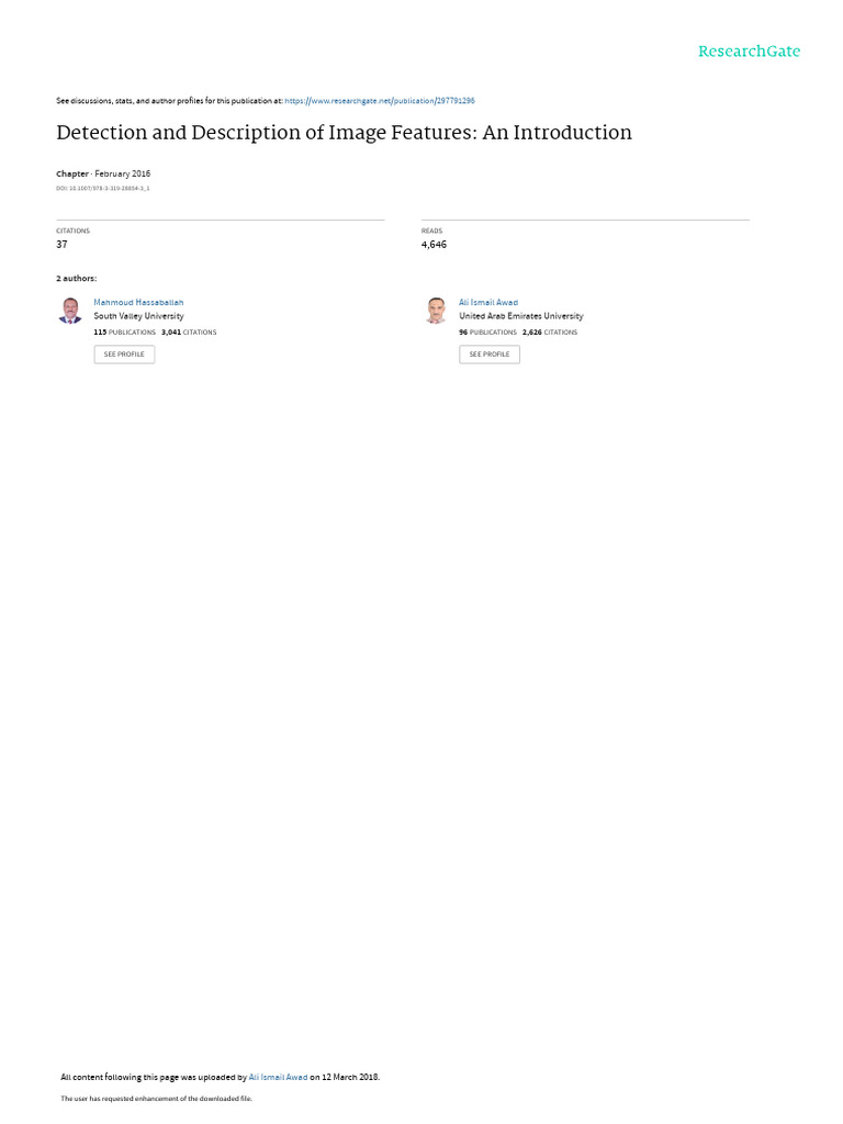 Chapter 1 | PDF | Image Segmentation | Computer Vision