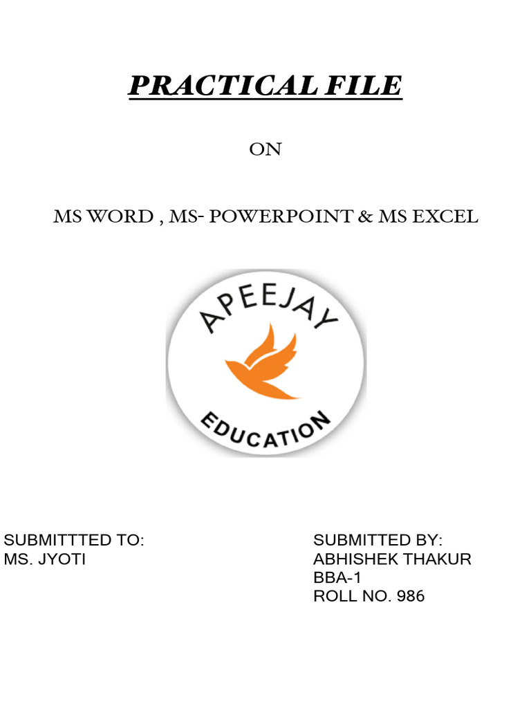 Computer Assignment. | PDF | Microsoft Word | Microsoft Excel