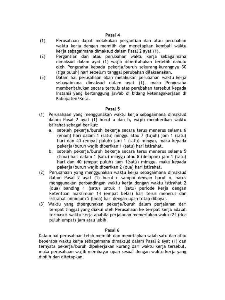 Kepmen-No-Kep.234-MEN-2003 TTG Waktu Kerja Dan Istirahat Pada Sektor Usaha Energi Dan Sumber ...