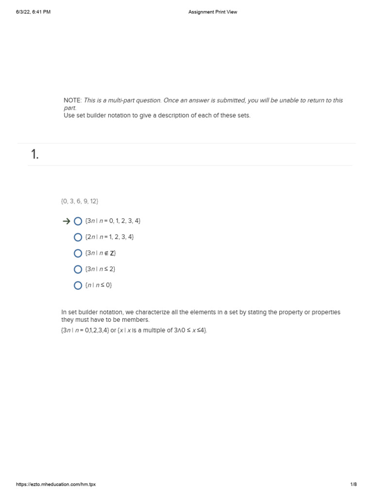Set Builder Notation and Set Theory Concepts | PDF | Summation ...