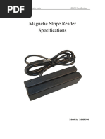 Magnetic Stripe Card Reader MSR90 User Manual | PDF | Computer ...