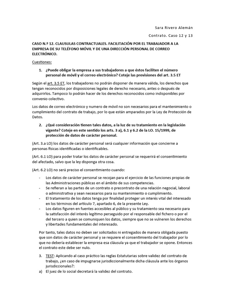 Caso 12 y 13 | PDF | Justicia | Crimen y violencia