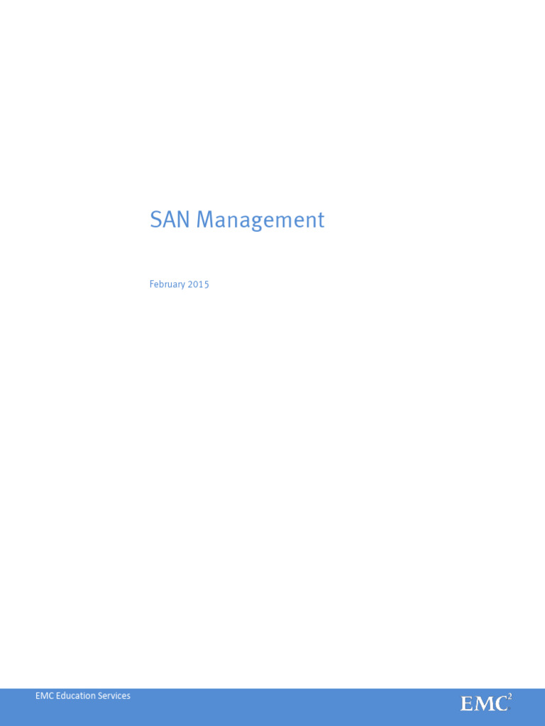 San Management - Lab Guide | PDF | File Transfer Protocol | Command ...