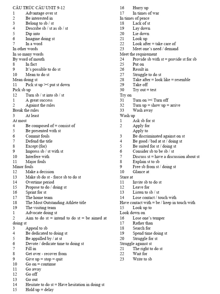 Cấu Trúc Câu: Dedicated & Devote | PDF
