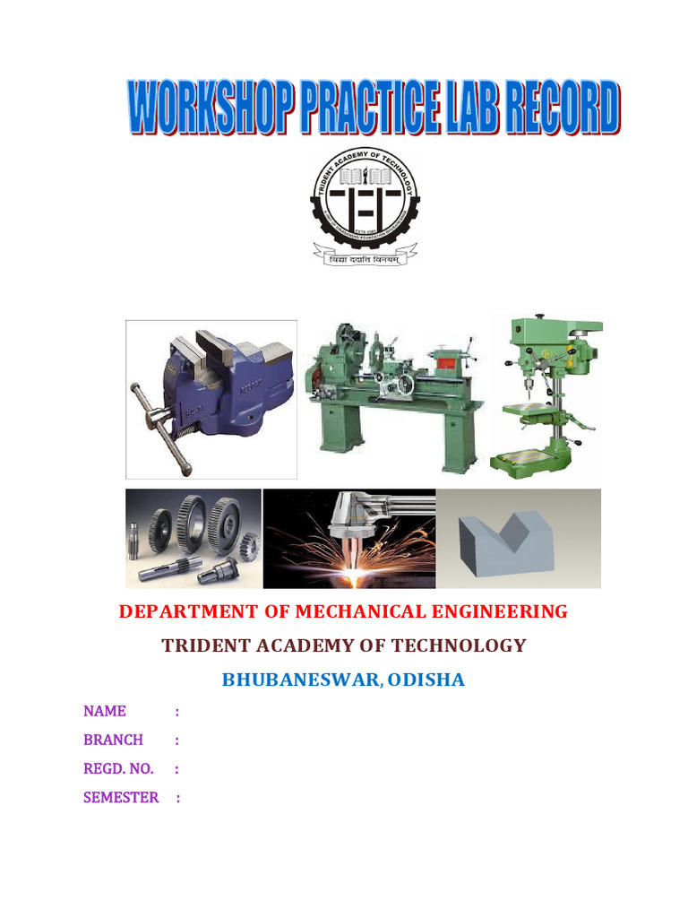 First Year Lab Record | PDF | Welding | Construction