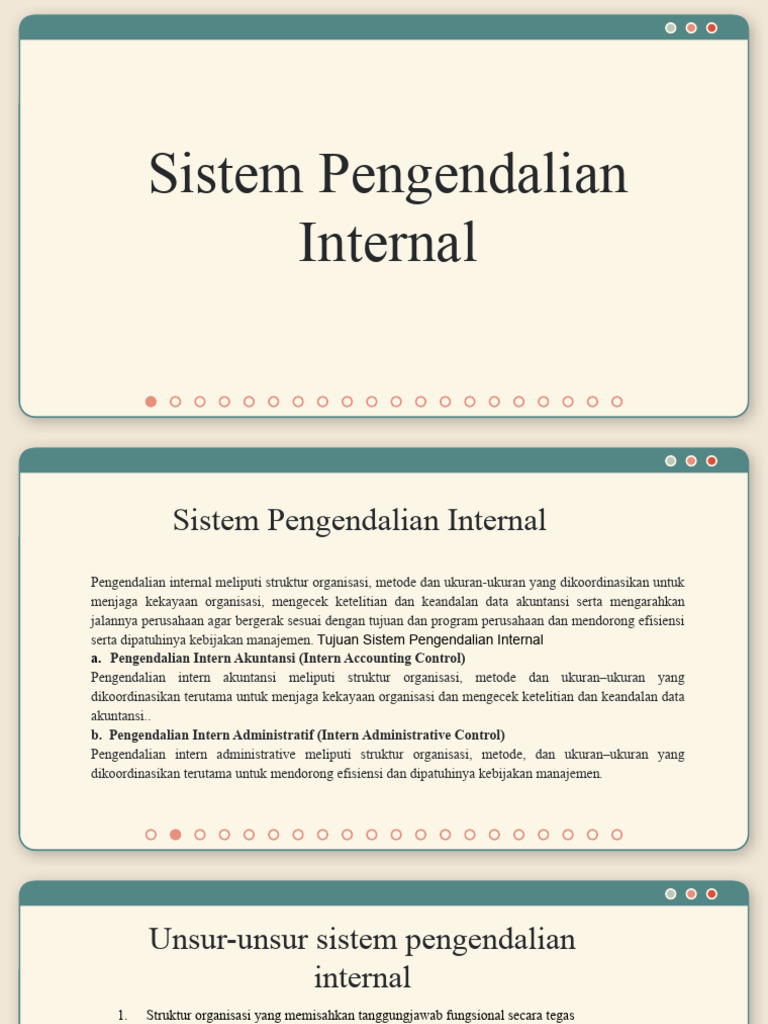 Sistem Pengendalian Internal | PDF