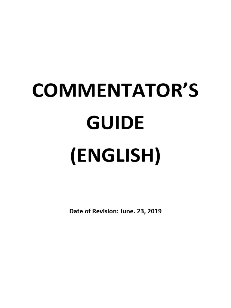 Commentator's Guide(English) | PDF | Psalms | Mass (Liturgy)