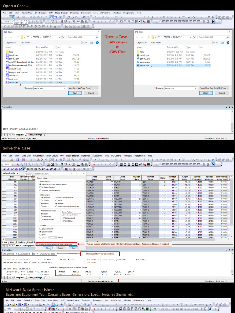 PSSE-PowerFlow-2 | PDF | Computing