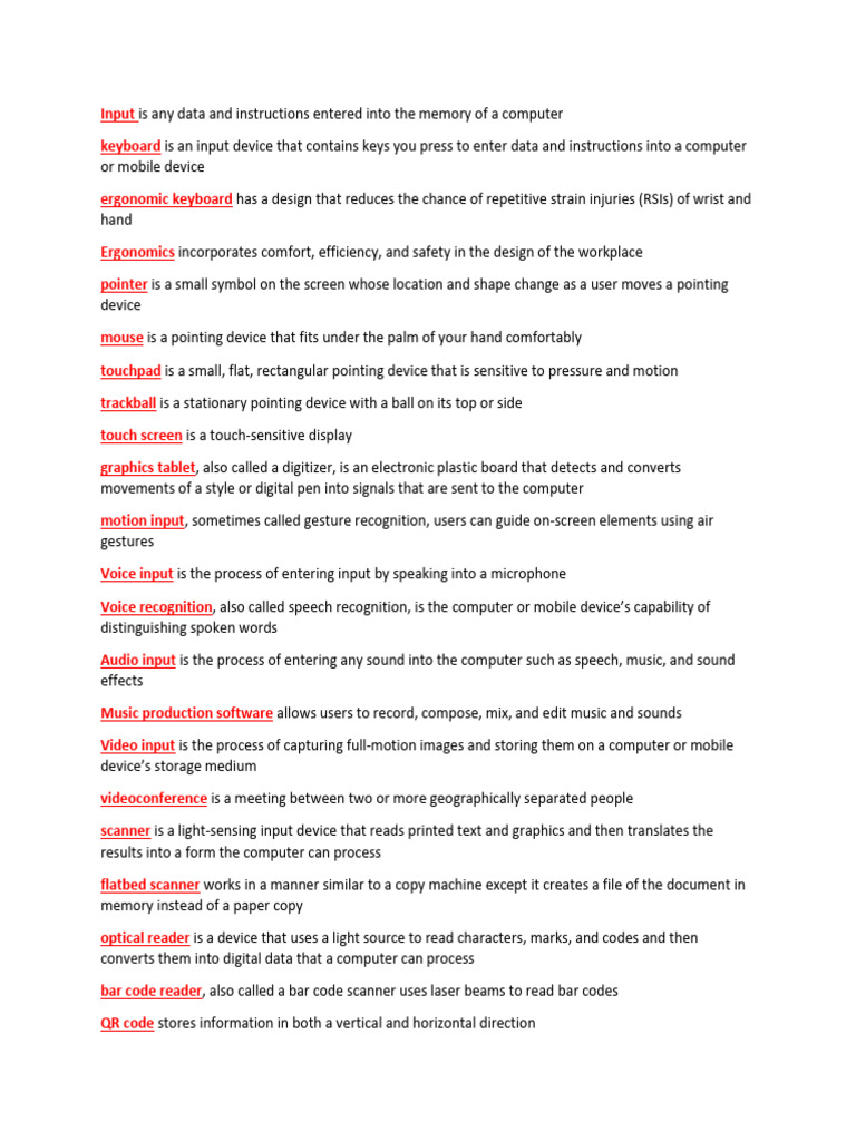 Itc Module 7 | PDF | Printer (Computing) | Computer Keyboard