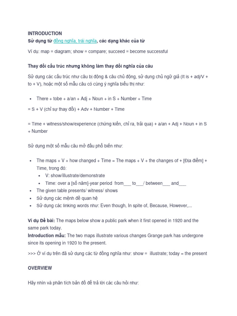 IELTS Writing Map | PDF