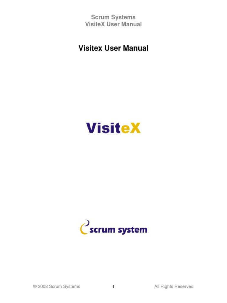 Visitex | PDF | Image Scanner | Button (Computing)
