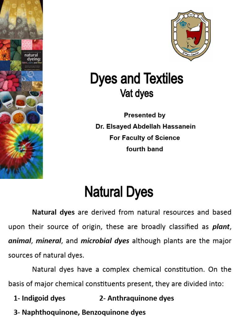 Vat Dyes | PDF | Dye | Textiles