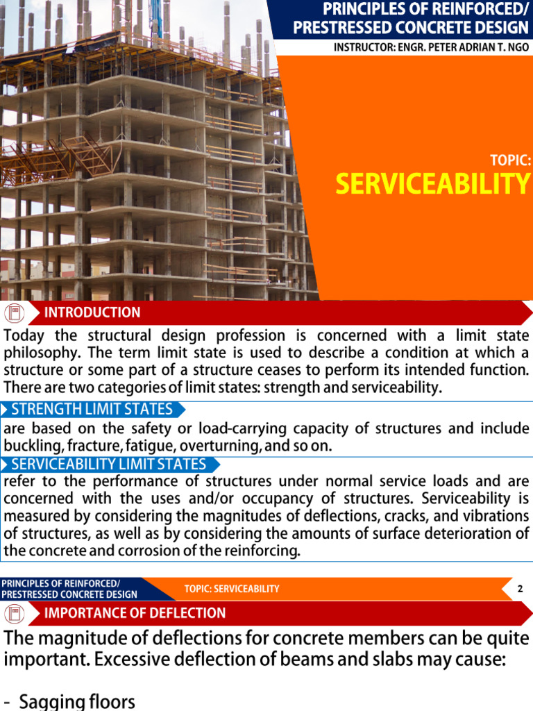 Topic 8 Serviceability | PDF