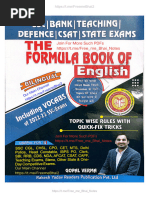 The Formula Book of English Gopal Verma (Complete Book) | PDF