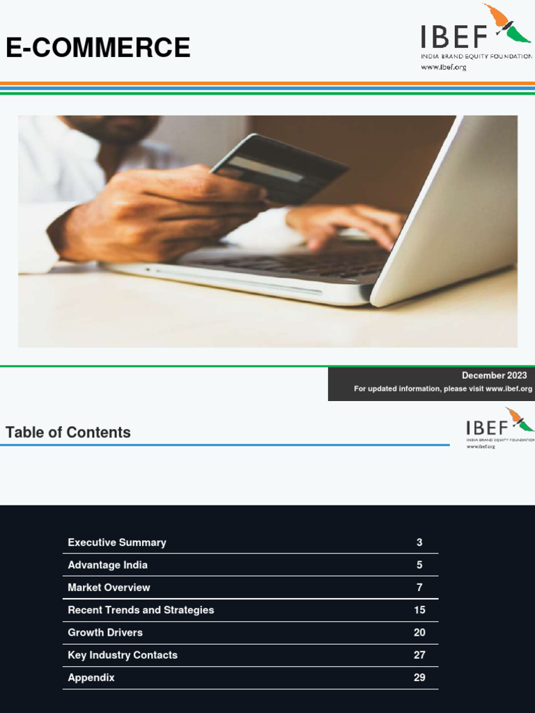 E-Commerce-December-2023 | PDF | E Commerce | Online Shopping
