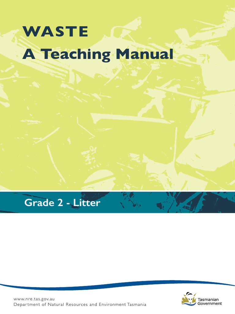 Grade 2 Litter Education Manual | PDF | Sustainability | Recycling