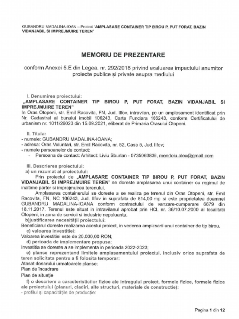 Memoriu +GUBANDRU MADALINA-IOANA | PDF