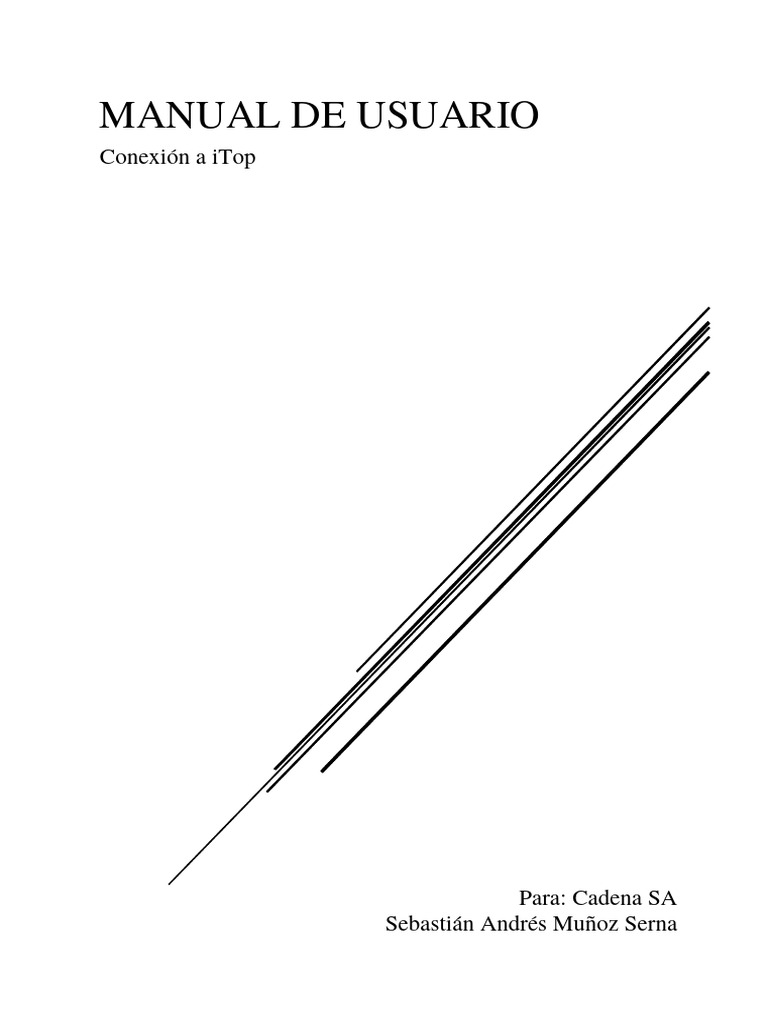 Manual de Usuario iTop | PDF | Botón (Computación) | Contraseña