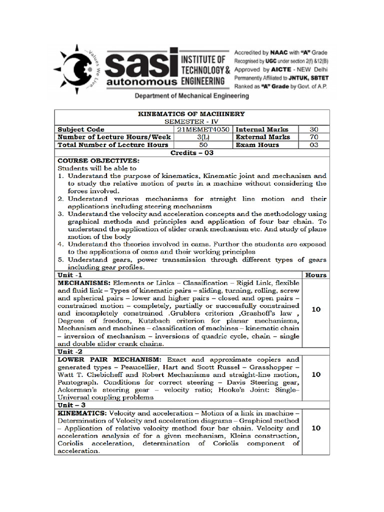 02 Course Syllabus | PDF