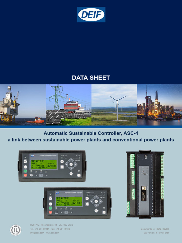 ASC-4 Data sheet 4921240529 UK (1) | PDF | Solar Power | Photovoltaics