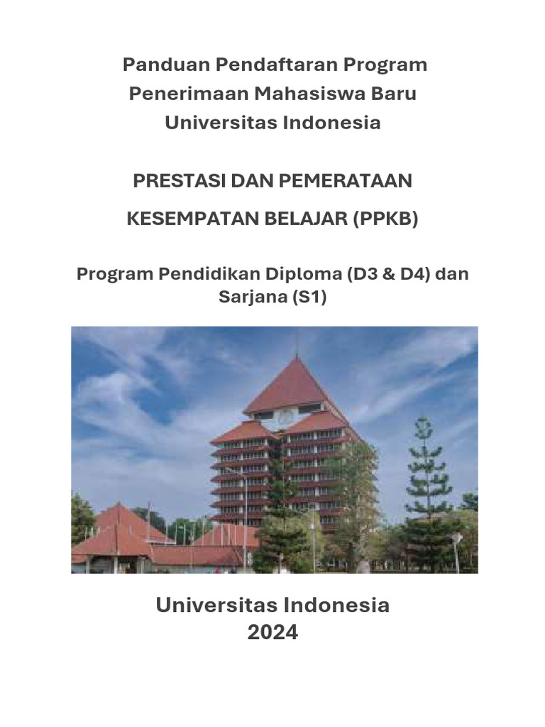 Panduan Pendaftaran PPKB 2024 | PDF