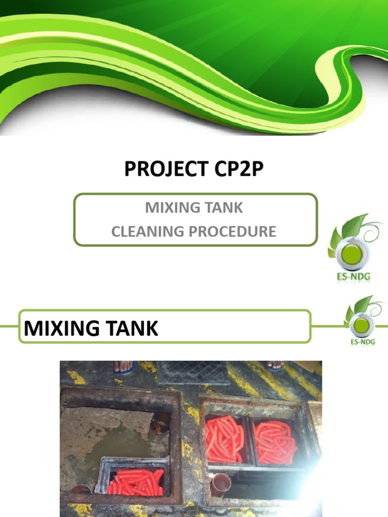 Mixing Tank Cleaning | PDF | Municipal Solid Waste | Sewage Treatment