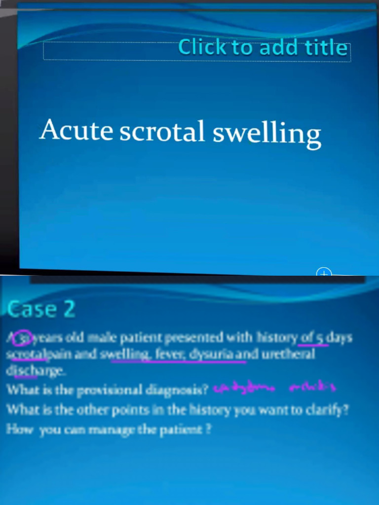 Scrotal Swelling | PDF
