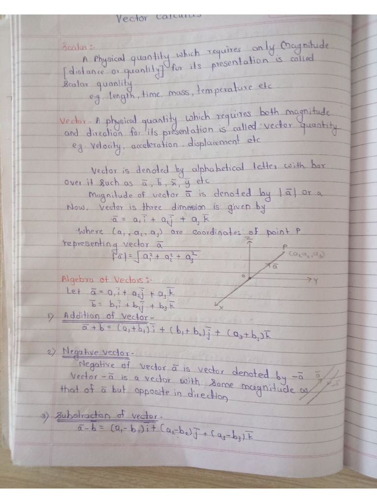 Vector Calculus Pdf