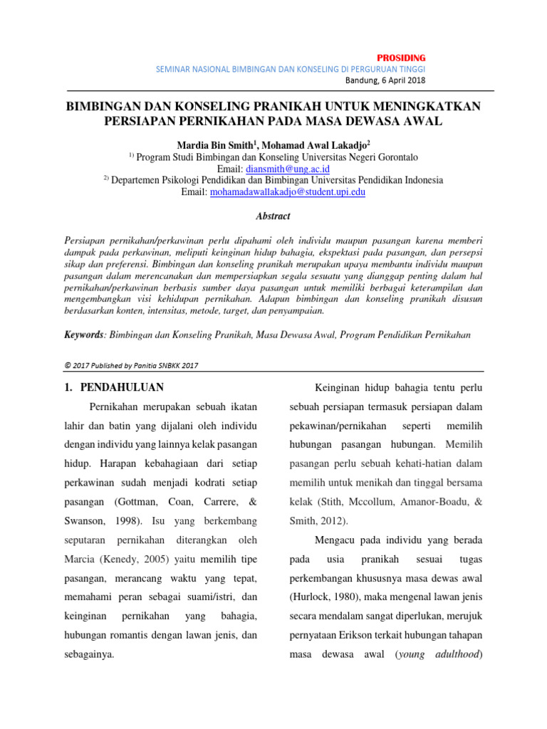 Konseling Pranikah di Bandung | PDF