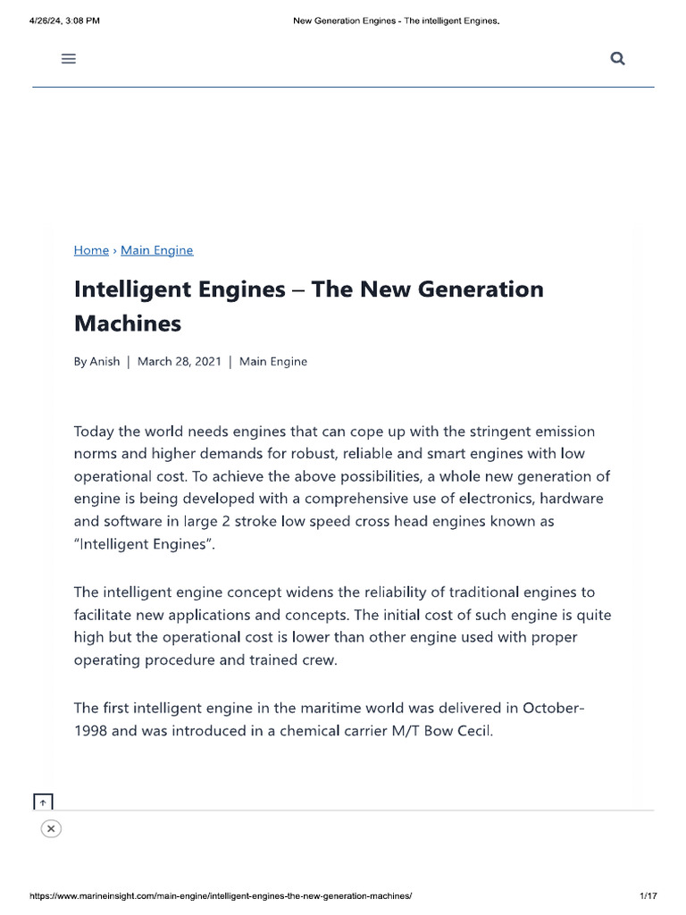 Intelligent Engines | PDF