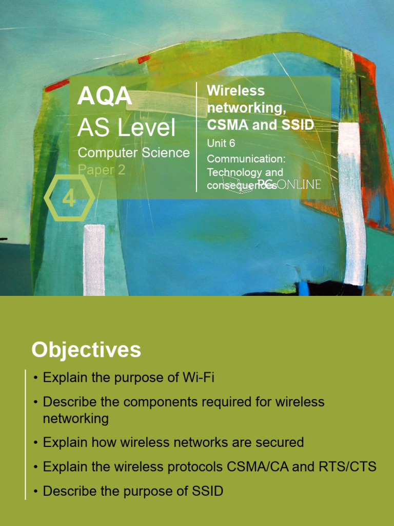 L4 Wireless Networking, CSMA and SSID | PDF | Wireless Lan | Wi Fi