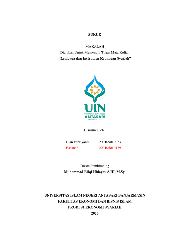 Panduan Lengkap tentang Sukuk Syariah | PDF | Pengelolaan Keuangan & Uang