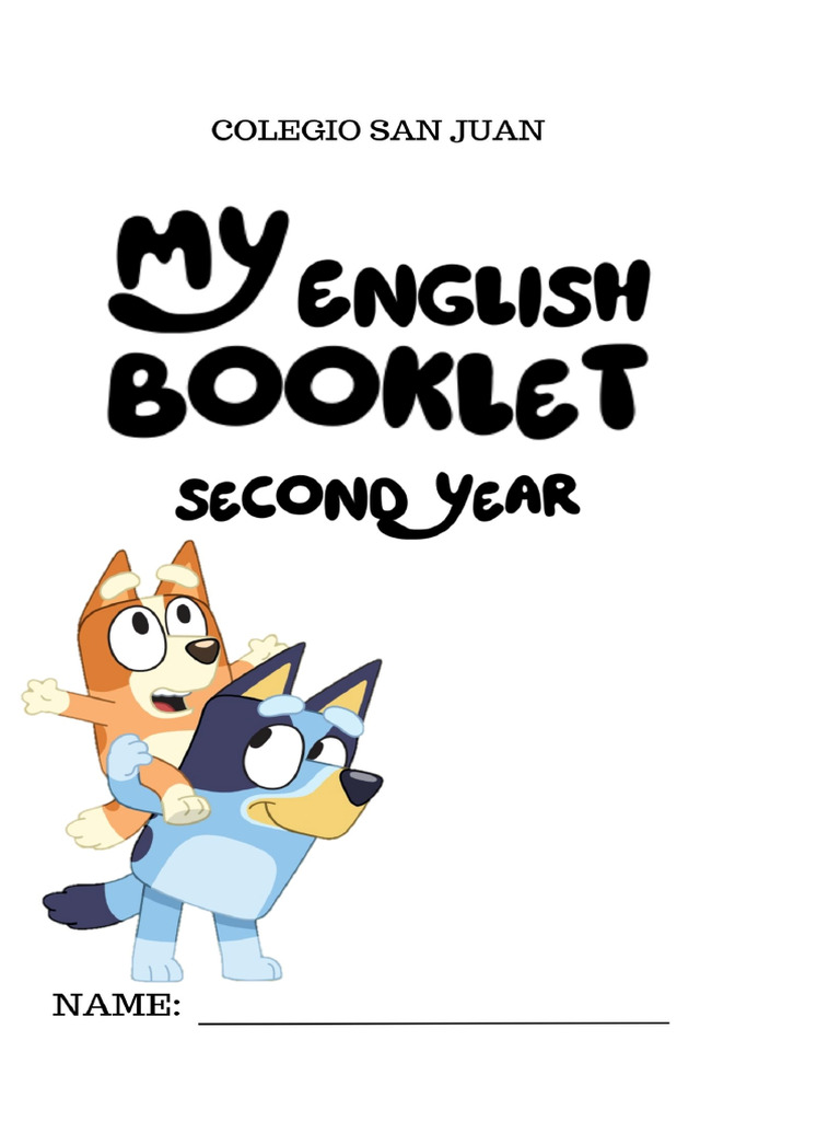 My English Booklet | PDF