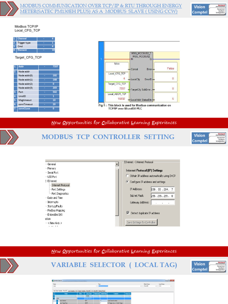 Modbus Communication Over Ethernet Rtu1 Pdf Network Protocols