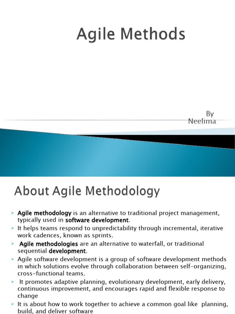 Agile Download Free Pdf Scrum Software Development Agile