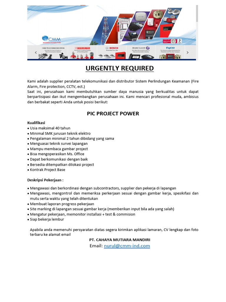 Iklan PIC Project Power | PDF | Teknologi & Rekayasa