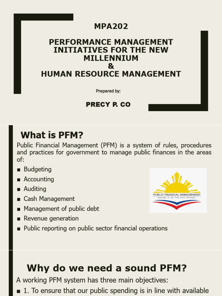 Performance Management & HRM | PDF | Public Finance | Human Resource ...
