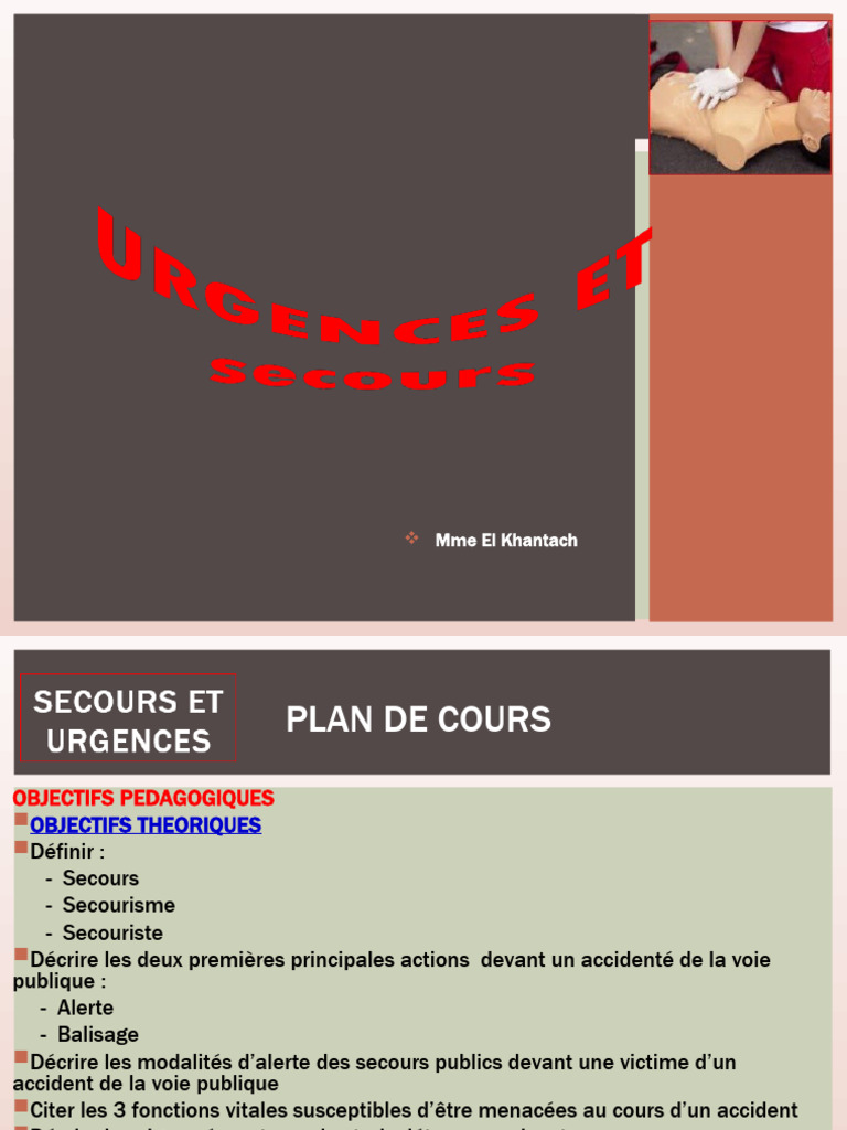 Urgences Et Secours | PDF | Saignement | Médecine clinique