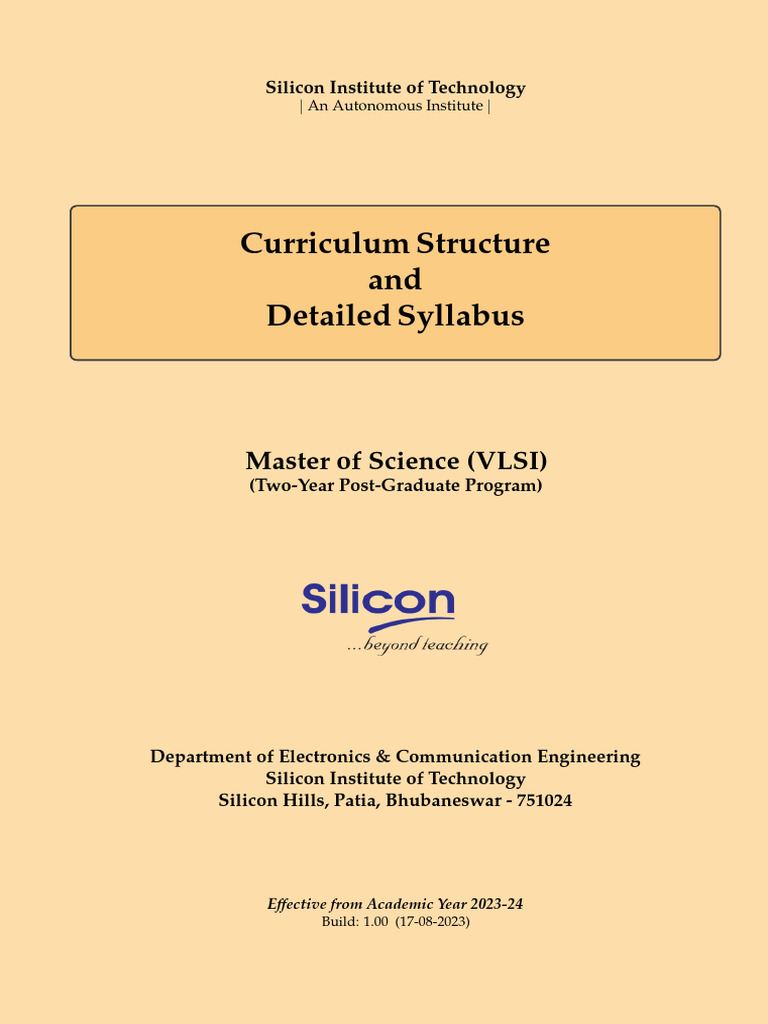 PG MSC Vlsi 2023 2 | PDF | Bipolar Junction Transistor | Electrical Network
