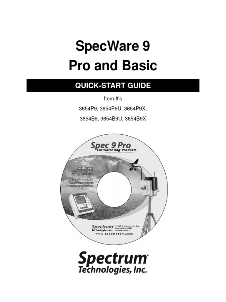 SpecWare 9 Quick Start Guide | Download Free PDF | Computer File | Icon (Computing)