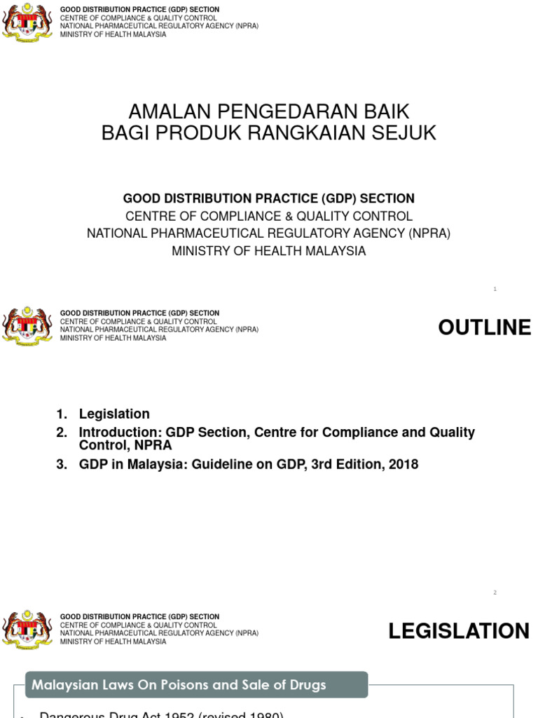 Malaysian GDP Guidelines Overview | PDF | Regulatory Compliance | License