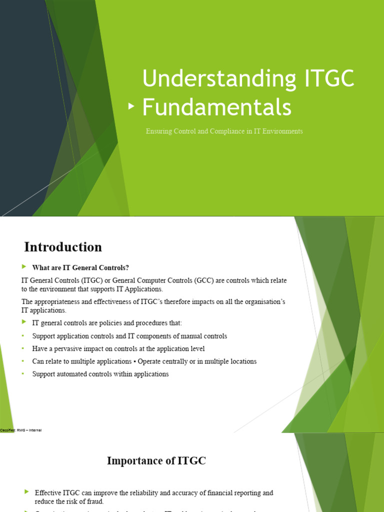 Understanding ITGC Fundamentals | PDF | Computer Security | Security