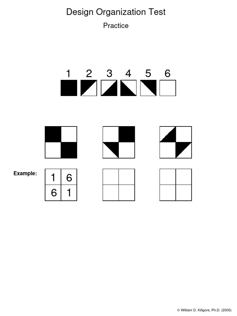 Design Organization Test | PDF