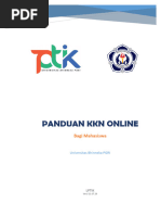 Panduan Aplikasi KKN | PDF