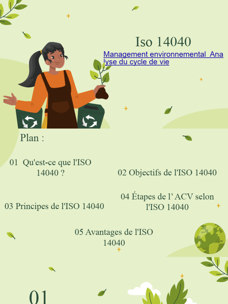 ACV Iso 14040 | PDF | Analyse du cycle de vie