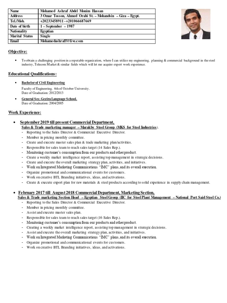 CV 2019 | PDF | Procurement | Supply Chain